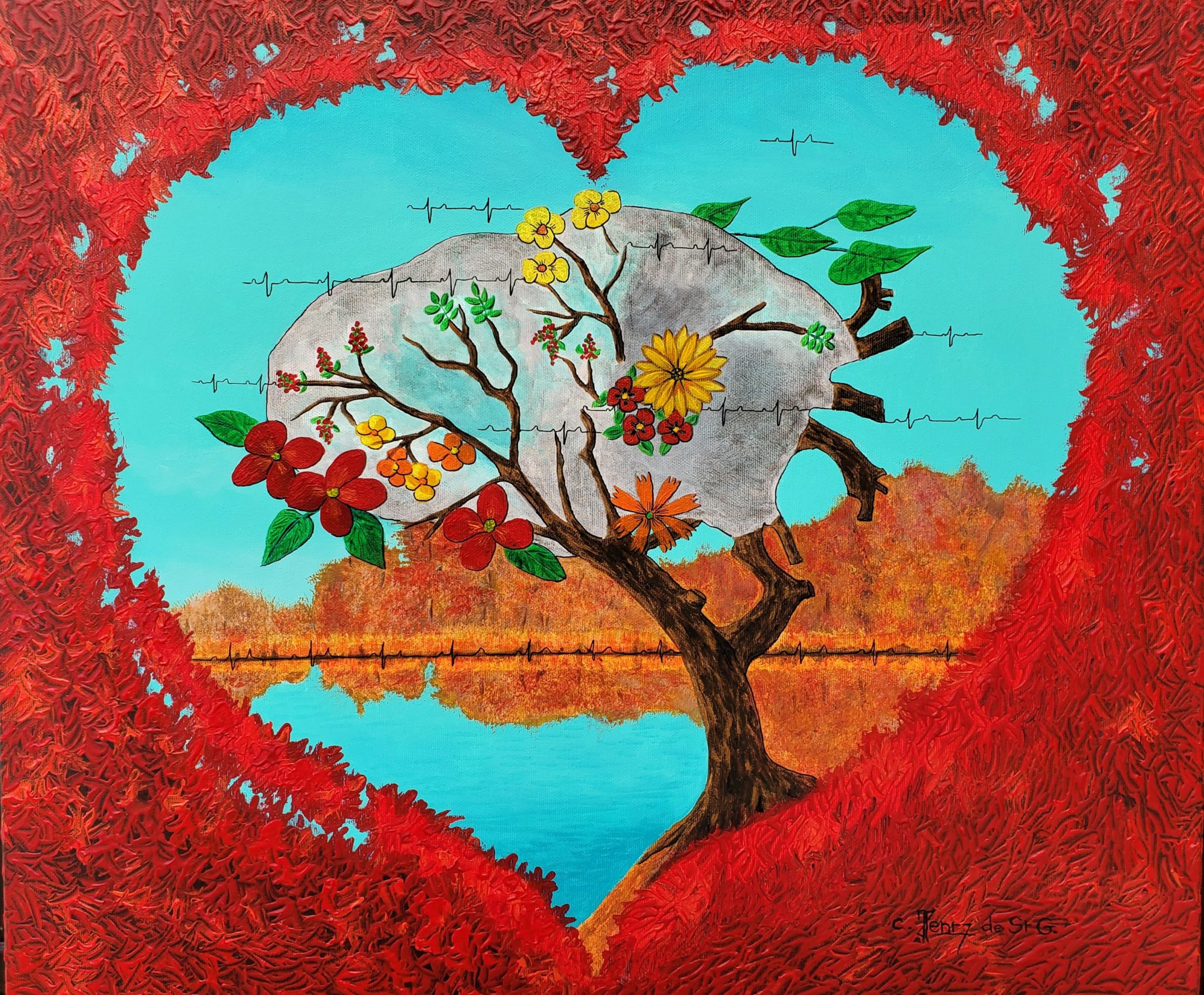 L’artiste Christine Henry - Art Coeur